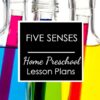 Five Senses Home Preschool Lesson Plan - Home Preschool 101