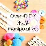 DIY Math Manipulatives Around Your Home - Home Preschool 101