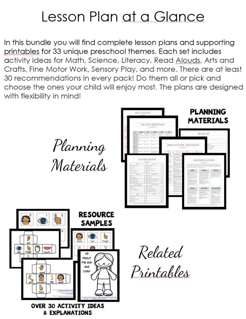 Lesson-Plan-at-a-Glance - Home Preschool 101